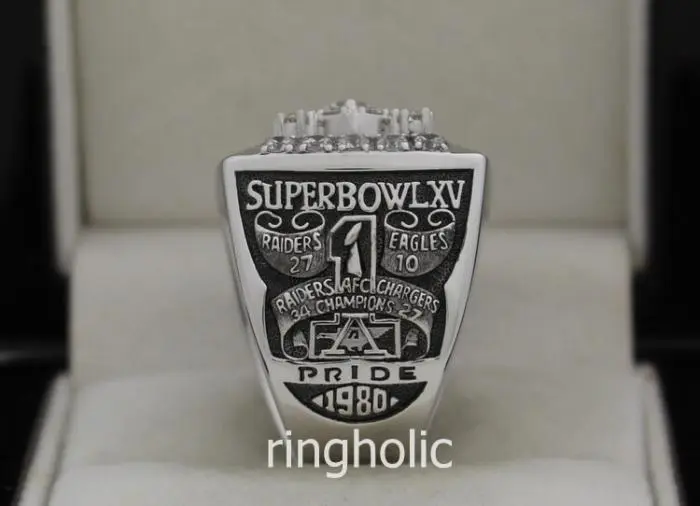 Oakland Raiders 1980 NFL Super Bowl Championship Ring